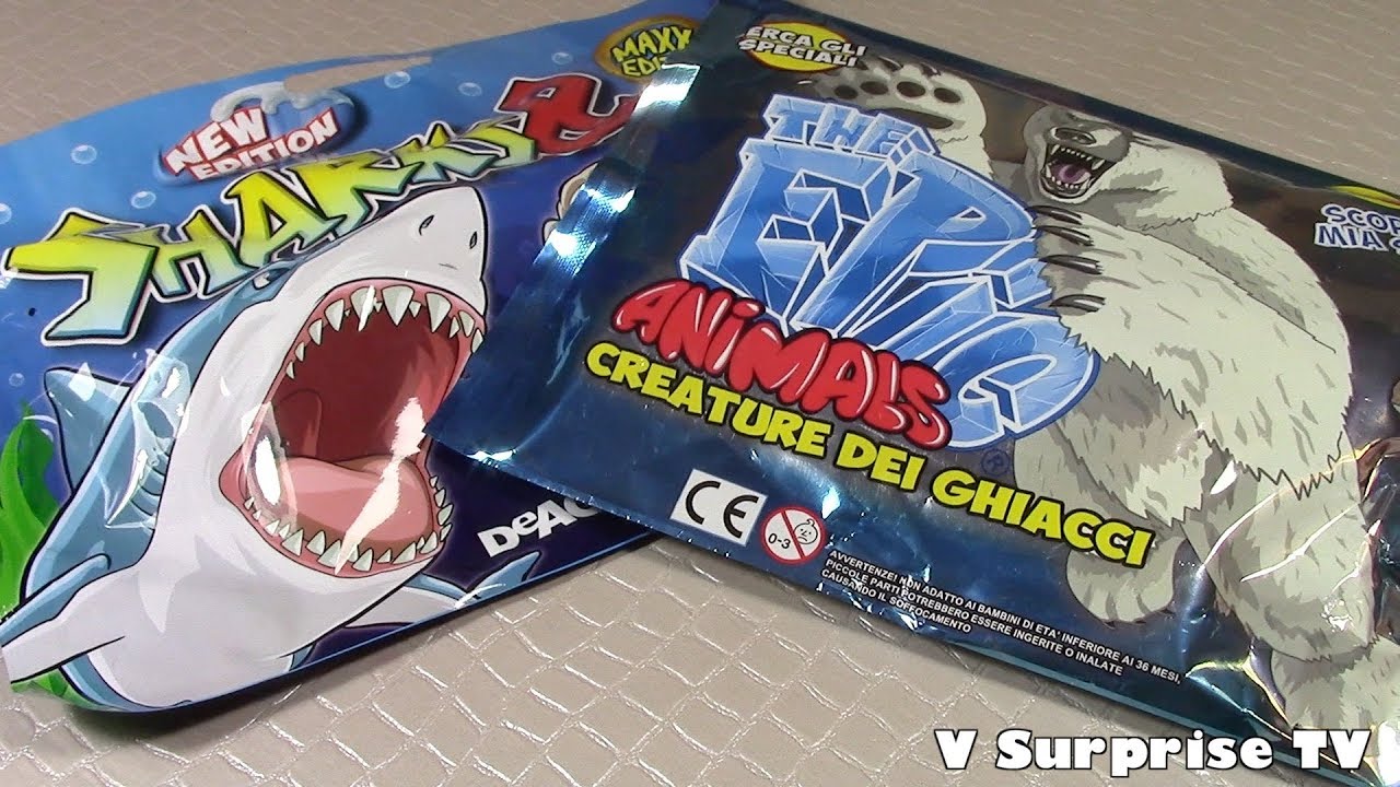 THE EPIC ANIMAL CREATURE DEL GHIACCIO DIRAMIX & DEAGOSTINI SHARKS & CO ...