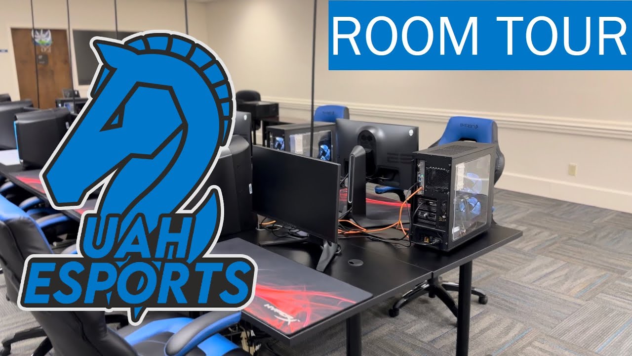UAH Esport's NEW Practice Room Tour! (Fall 23') - YouTube