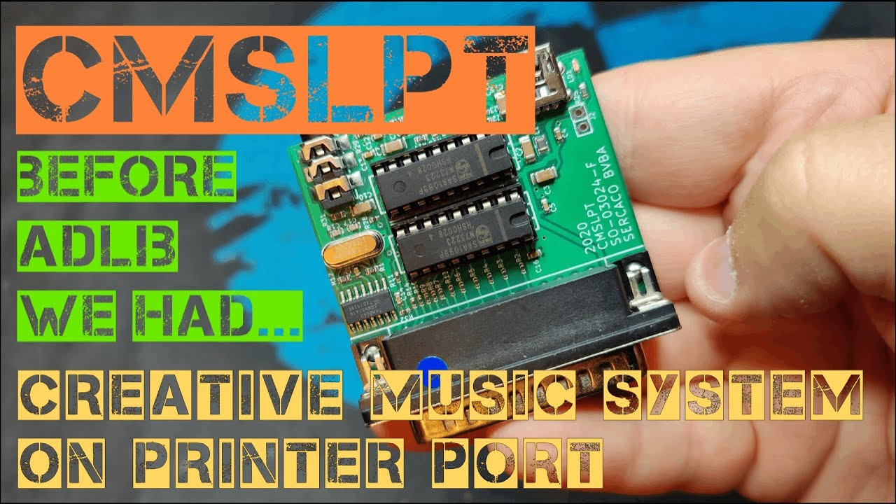 CMSLPT - Creative Music System on your printer port. - YouTube