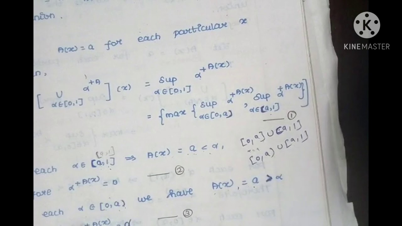 Second Decomposition Theorem For Fuzzy Set Youtube