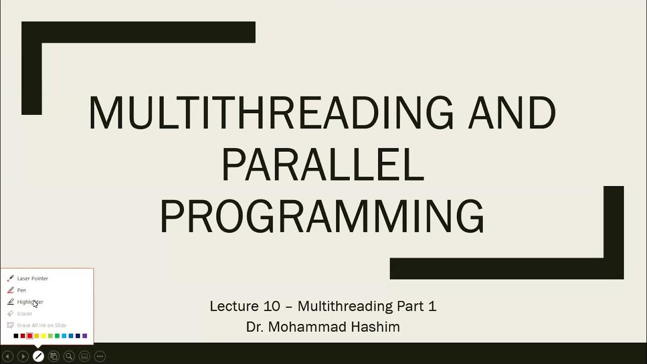 Lecture 9 - Multithreading (Part 1) - YouTube