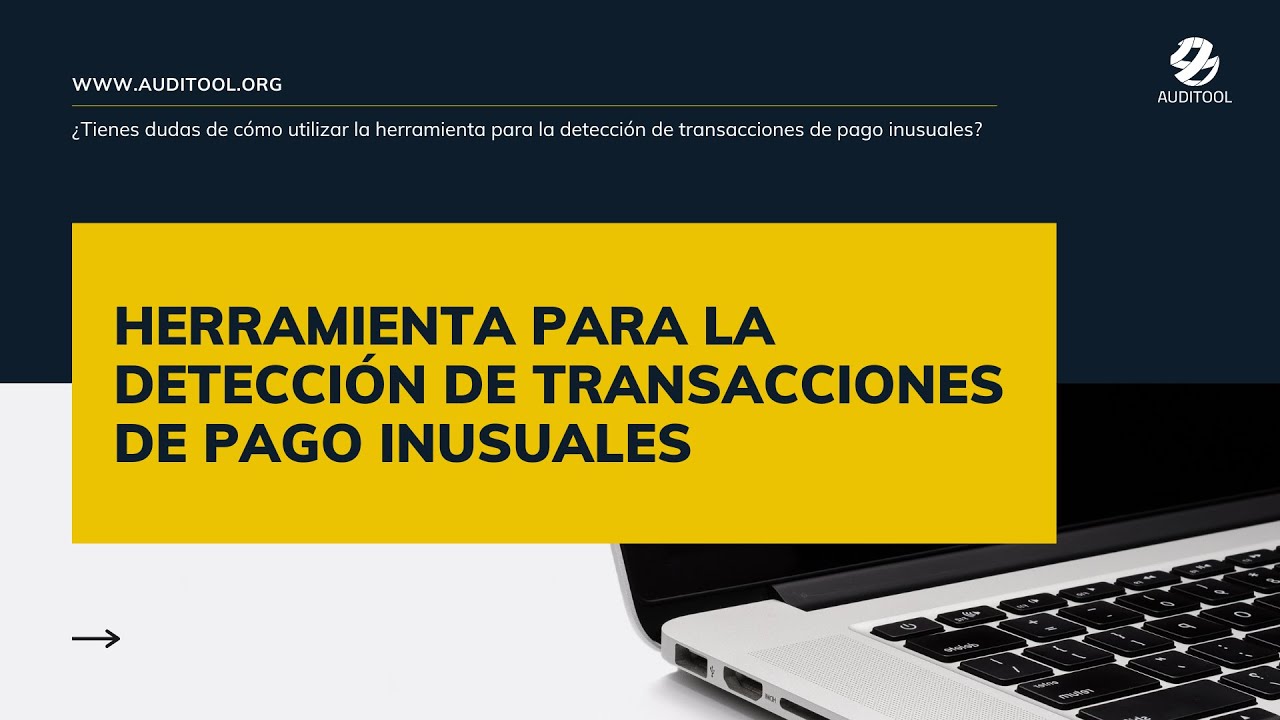 Herramienta para la detección de transacciones de pago inusuales - YouTube