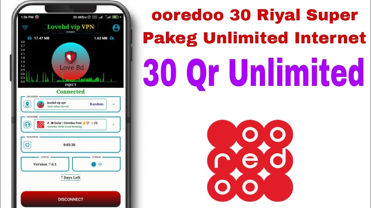 Ooredoo 30 Riyal Super Rechcarg Unlimited High Speeds Internet 30 Day ...