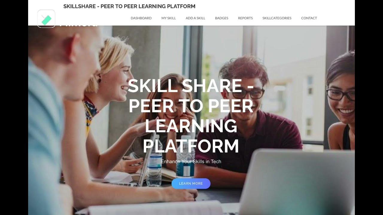 SkillShare - Peer to Peer Learning platform - YouTube