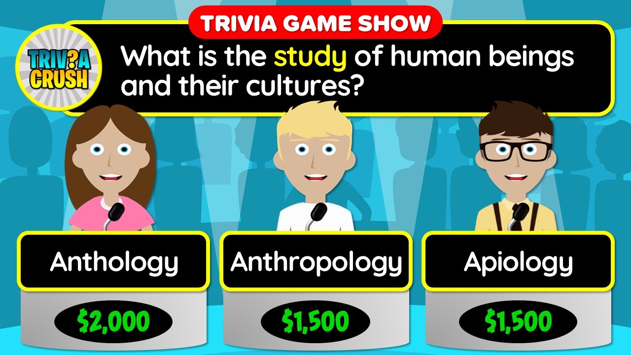 👉 Today's Best GENERAL KNOWLEDGE Daily Trivia Quiz - Unique Game Show ...