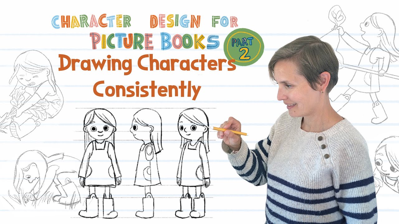 Drawing Characters Consistently for Picture Books - YouTube