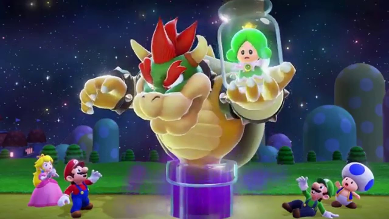 Captain Toad : Treasure Tracker SM3DW Cutscene with Mario & Luigi's's ...
