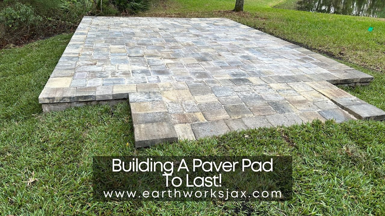Building A Paver Pad To Last! - YouTube