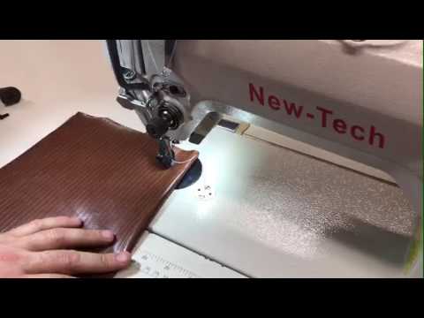 How To change & Use ROLLER FOOT on your single needle industrial sewing ...