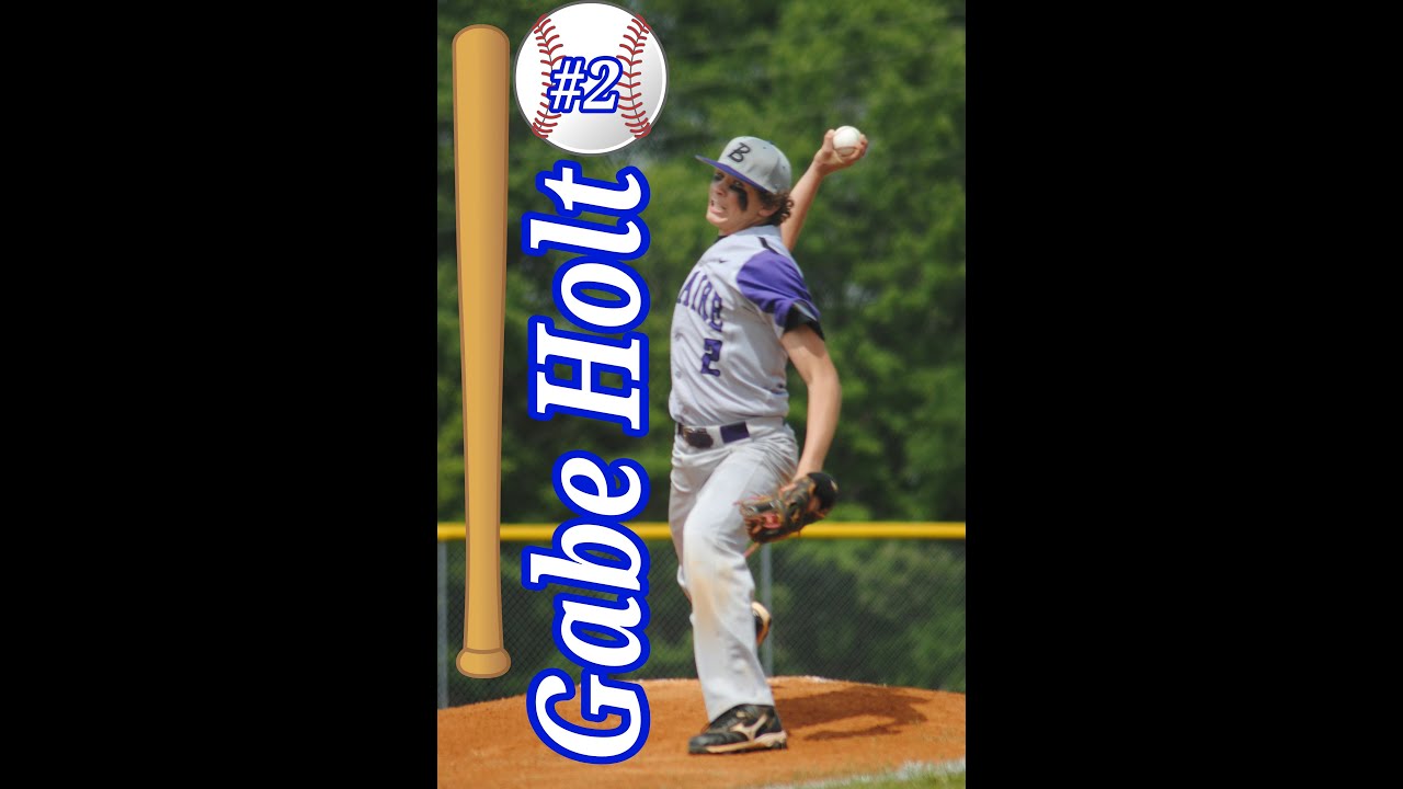 Bonaire Middle School Baseball Pitcher "GABE HOLT" - YouTube
