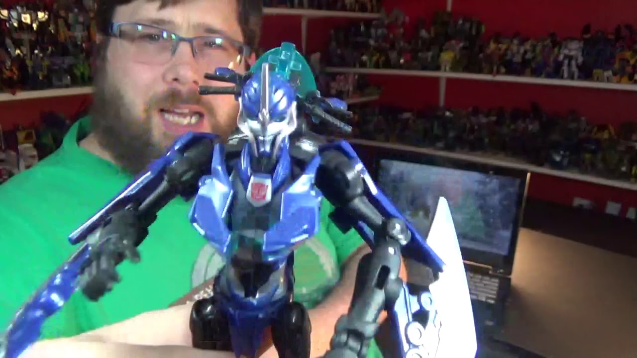 Transformers Hasbro Review Prime First Edition Arcee - YouTube