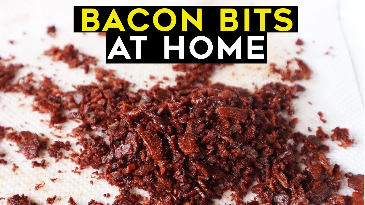 Bacon Bits AT HOME?! - How to Cook Bacon Bits - YouTube