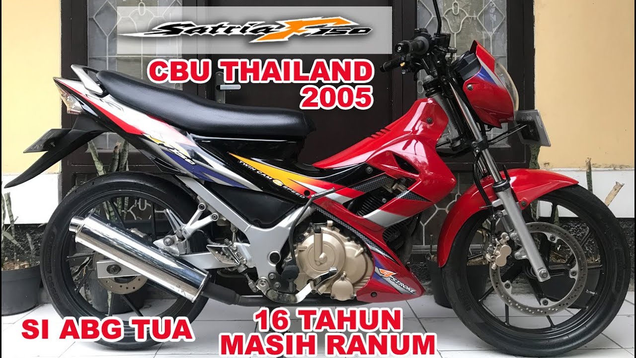 REVIEW SATRIA FU 150 CBU 2005 RED COLOR - YouTube