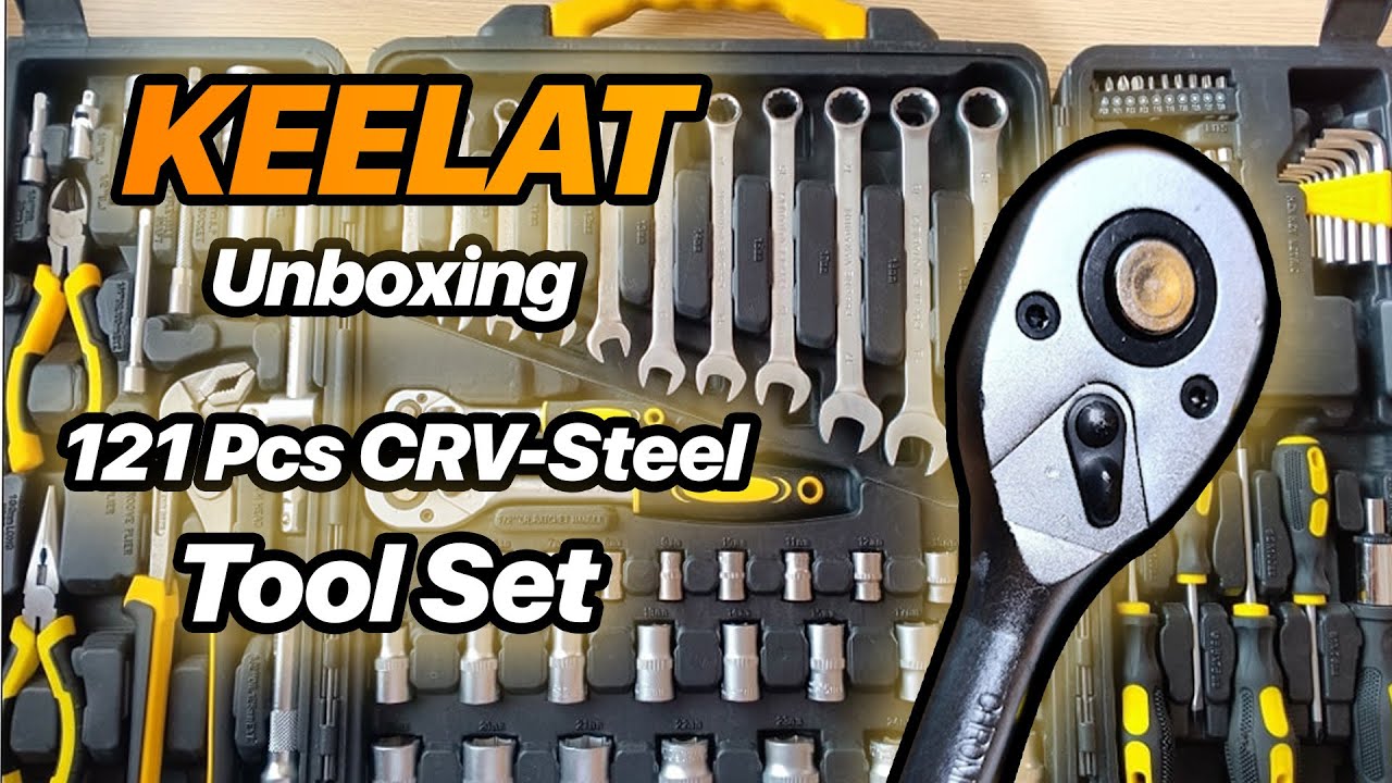Keelat Powertools: 121 Pcs CRV-Steel Tool Set #diy #trending # ...