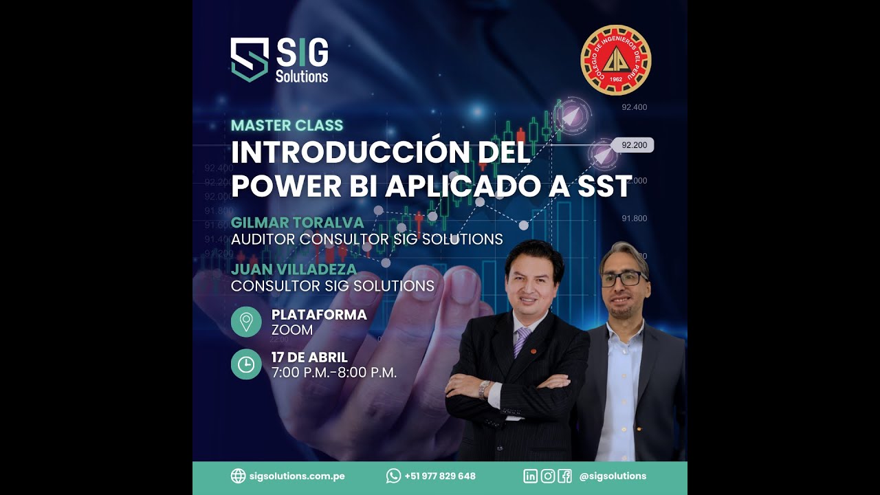 Master Class Introducción al Power BI Aplicado a SST - YouTube