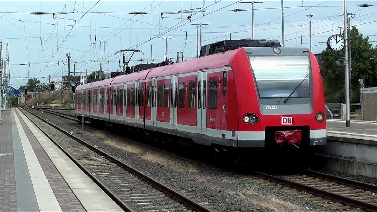 DB Br423 fährt ab in Düren (DE) (8-8-2019) - YouTube
