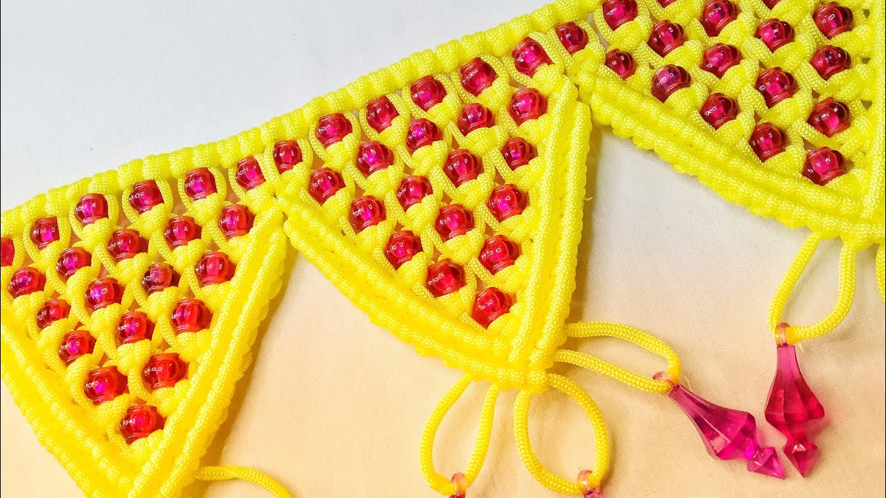 Macrame Toran Full Tutorial || Macrame Bandarwar DIY🍂 - YouTube