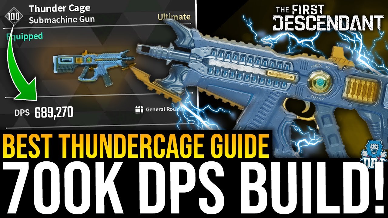 700k DPS THUNDERCAGE BUILD GUIDE - INSANE OP WEAPON - The First ...