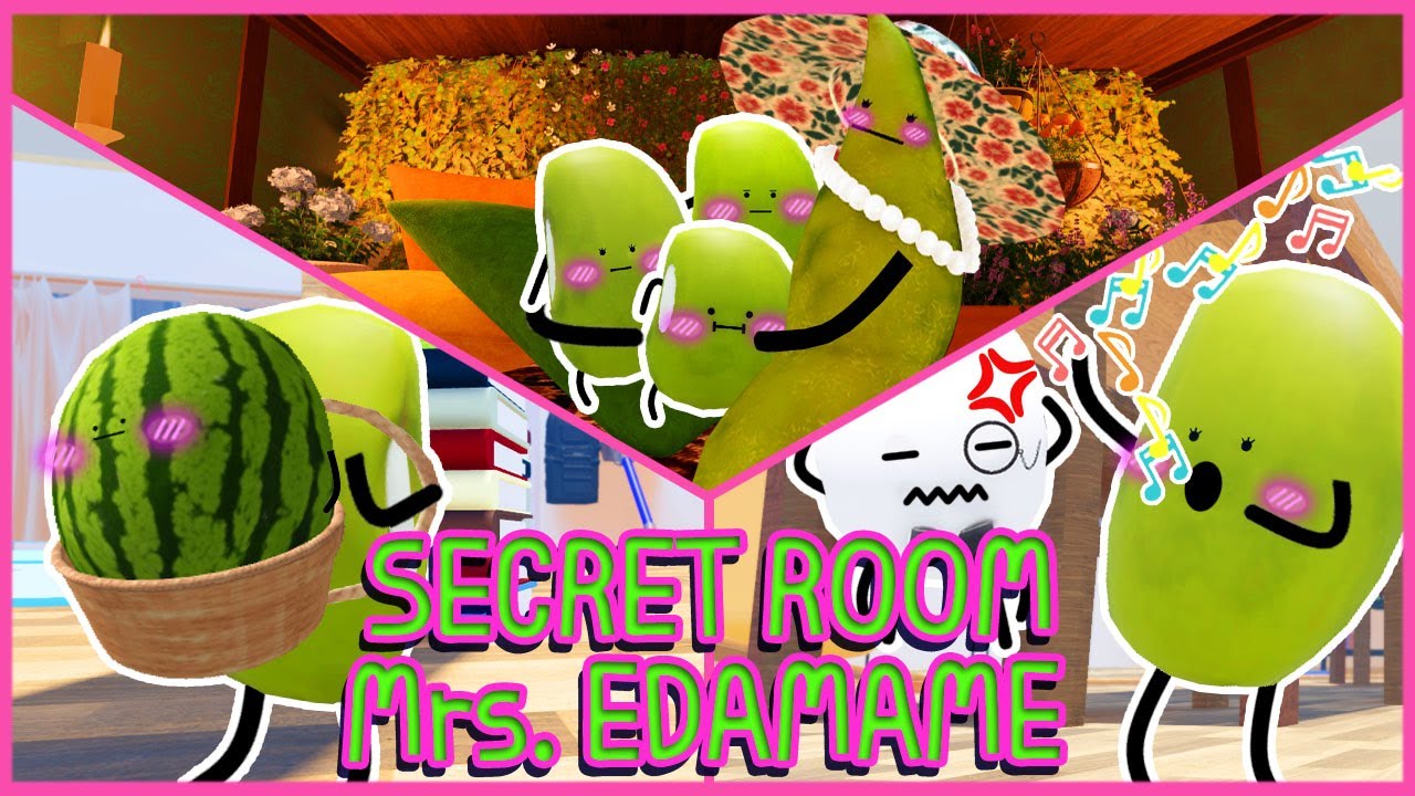 How to find secrets in Mrs.Edamame room and secrets in the bathroom ( ROBLOX Secret Staycation ...