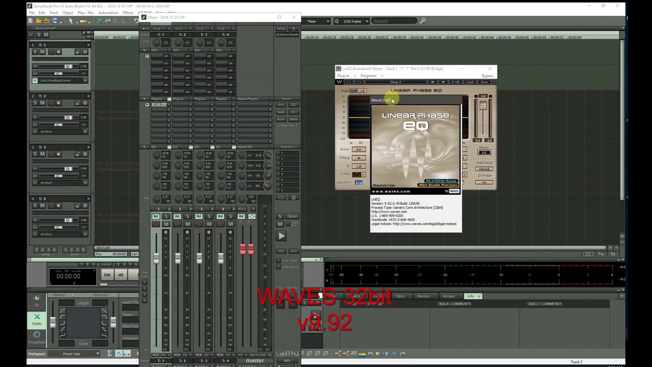 Samplitude Pro X3/4 + Waves - (Bug/Crash) - YouTube