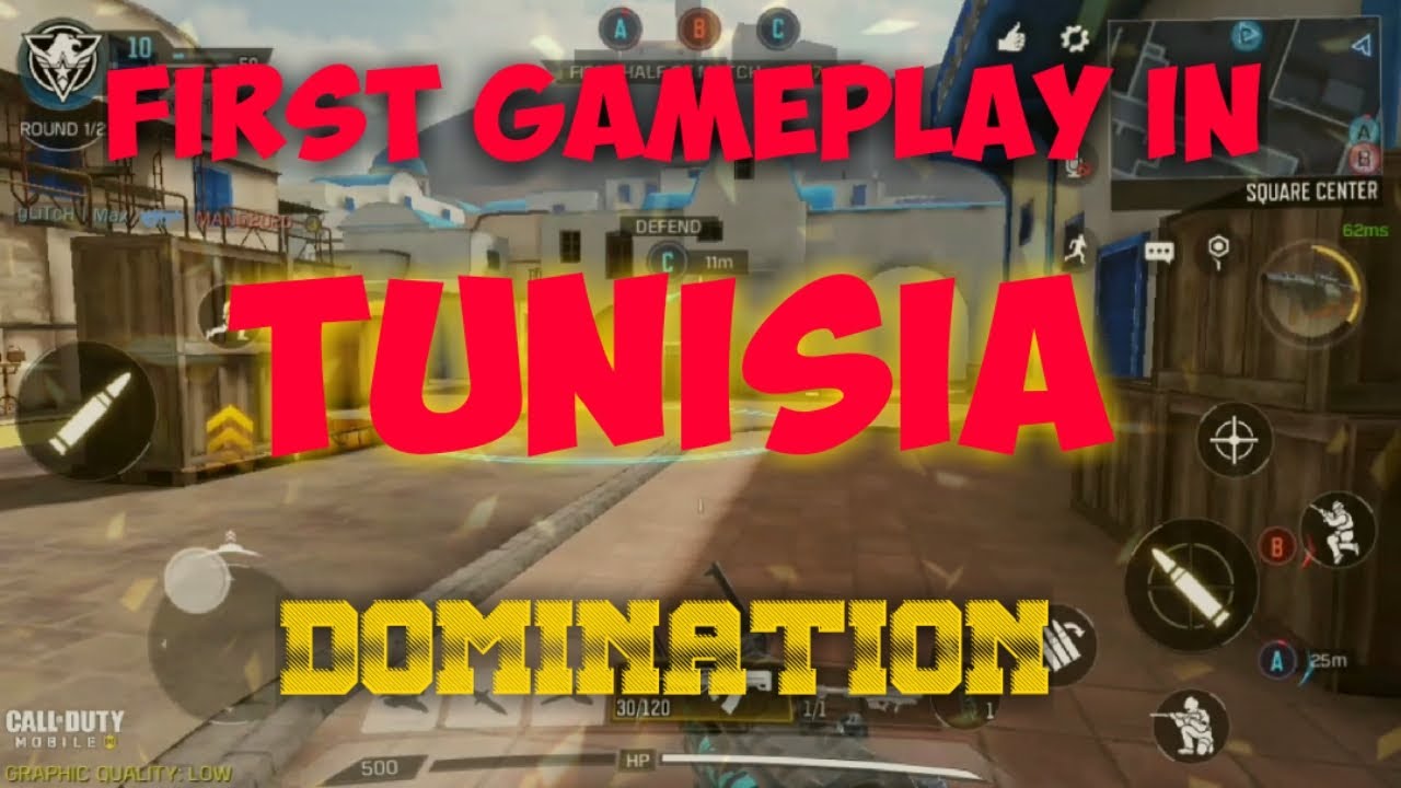 CALL OF DUTY MOBILE | TUNISIA MAP | AWESOME GAMEPLAY - DOMINATION - YouTube