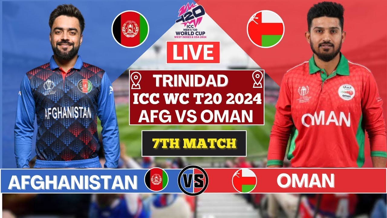 🔴Live: Afghanistan vs Oman Live World Cup | AFG vs OMN Live Match Today ...