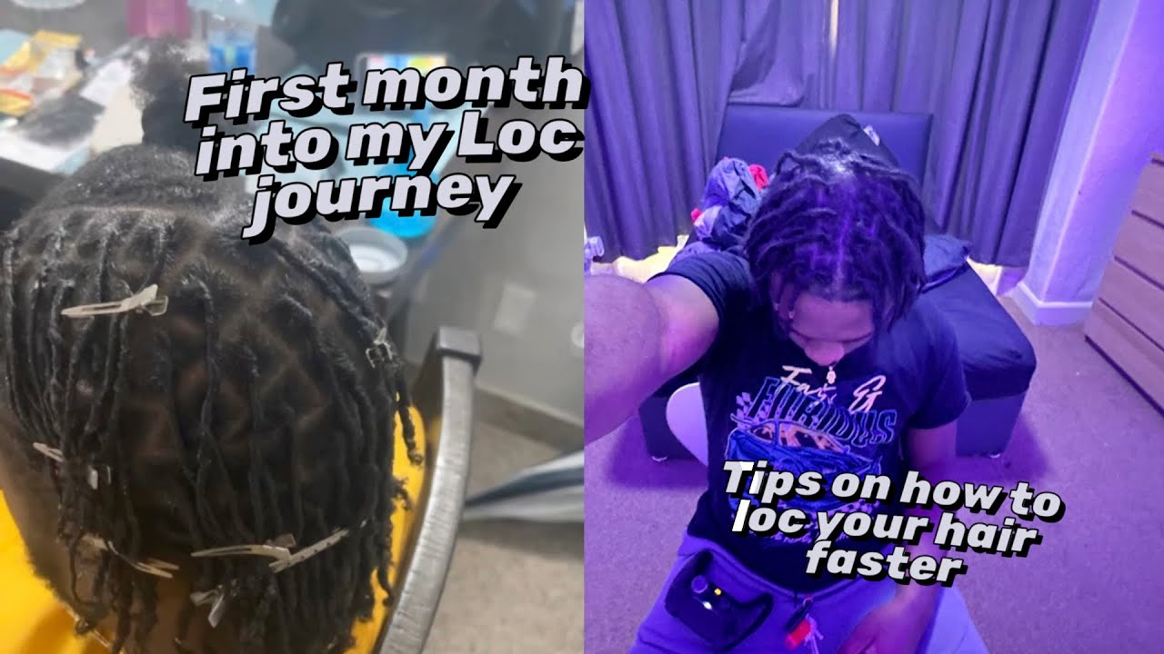 How to help your locs mature faster My "1 month" Loc Journey - YouTube