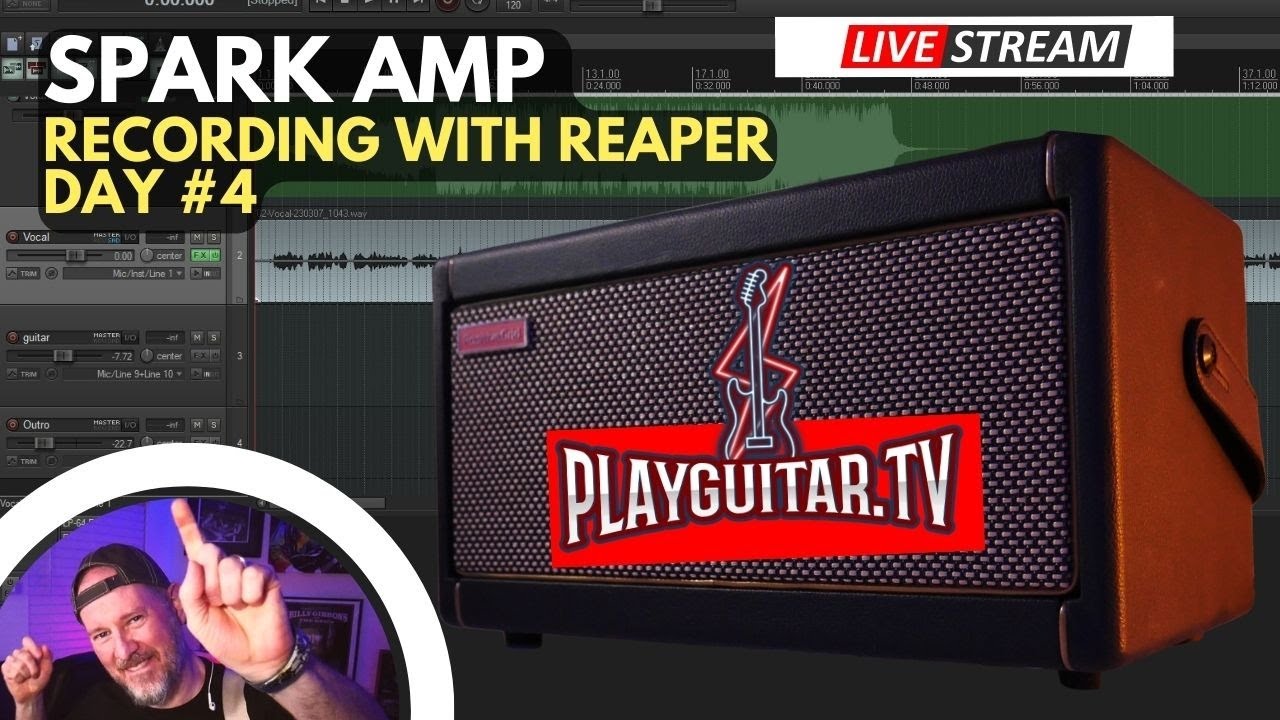 SPARK AMP - Recording with REAPER - Day #4 - YouTube