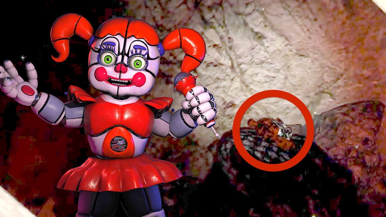 Circus Baby Found In Five Nights At Freddy's Secuirty Breach - YouTube