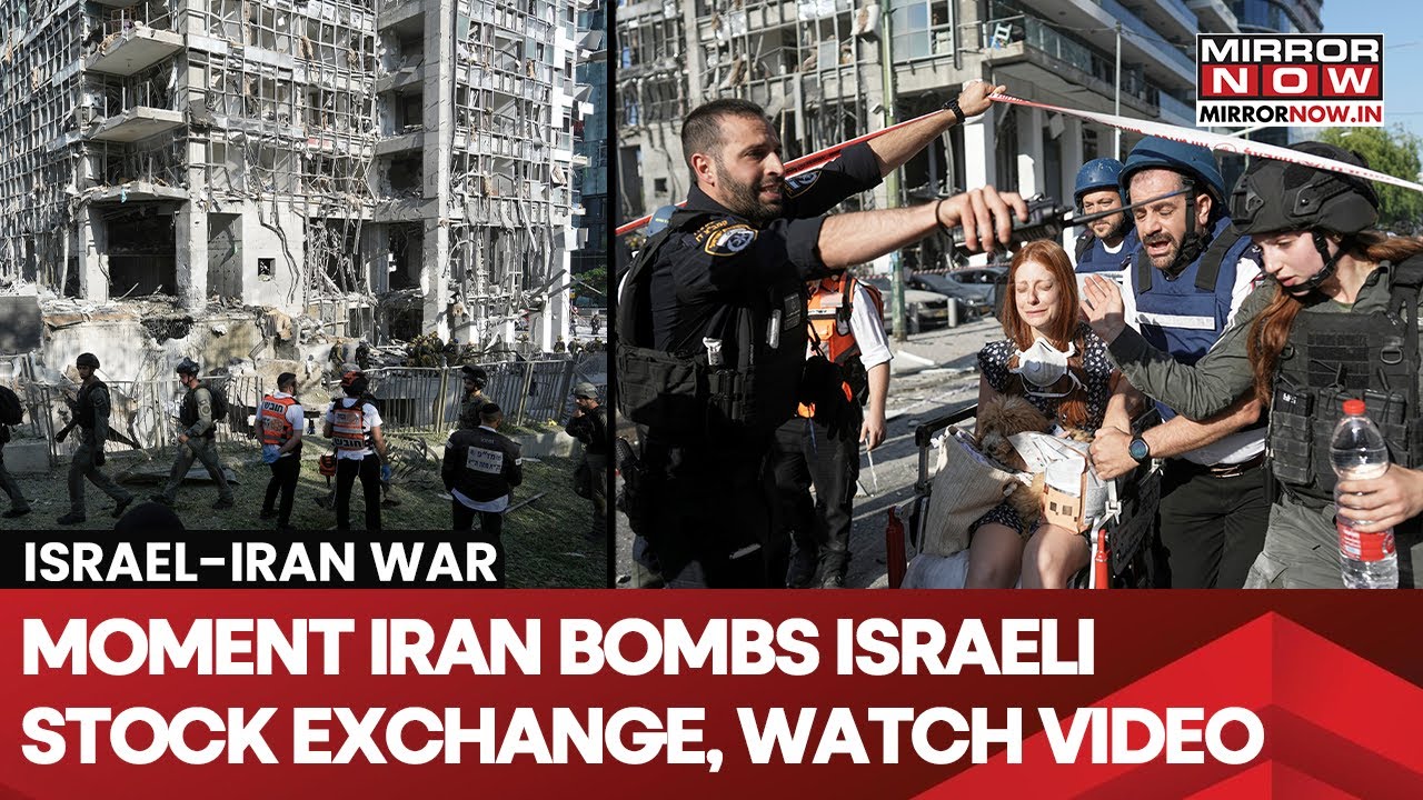 25 Iranian Missiles Strike Damage Israeli Stock Exchange Building As ...