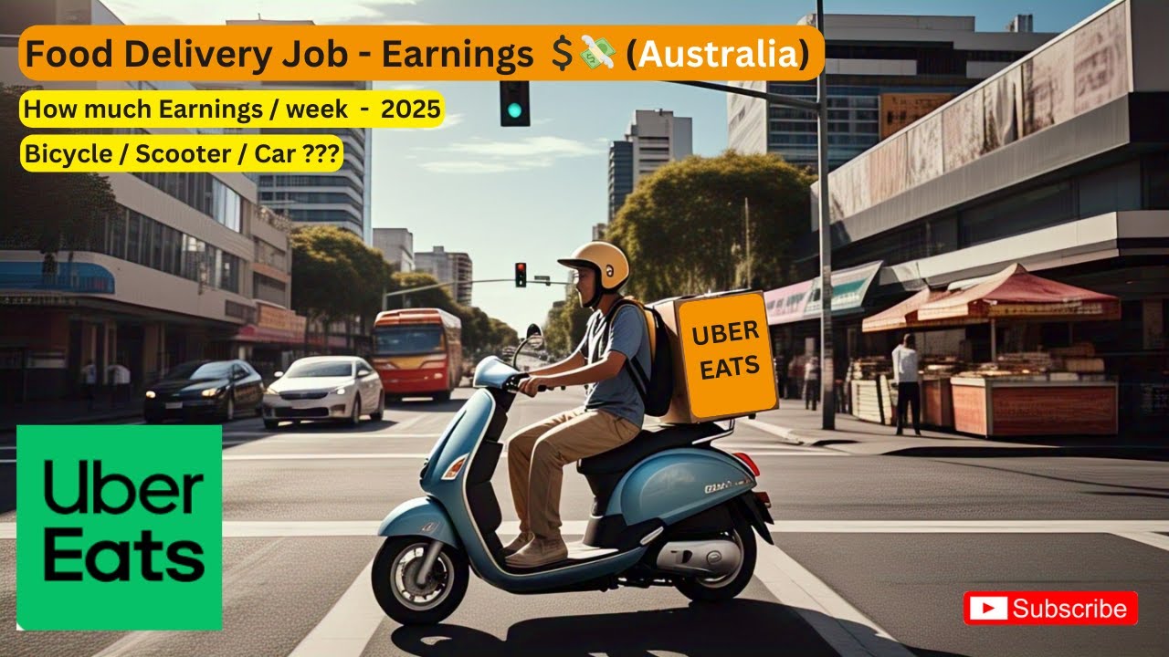 Ubereats Delivery Job in Australia | Real 💲🤑💸 Earning | Student Life in ...