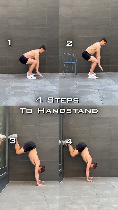 4 steps to handstand - YouTube