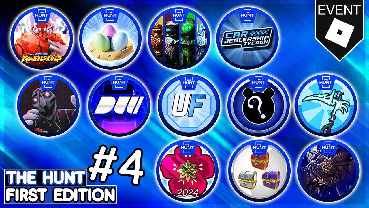 Hướng Dẫn ROBLOX THE HUNT: FIRST EDITION! - Phần 4 (12 Games) - YouTube