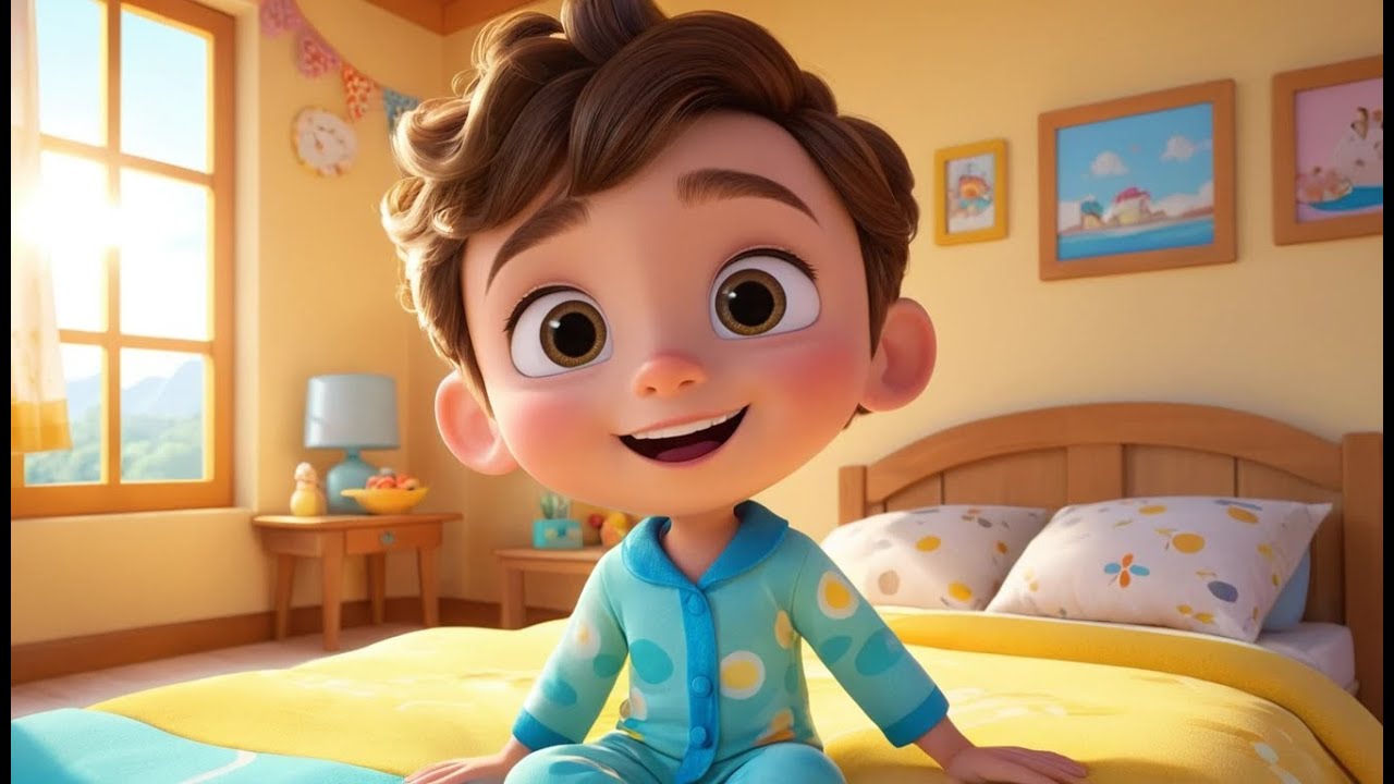 Wake Up Song – Who Gets Out of Bed First? | Fun Morning Song for Kids ...
