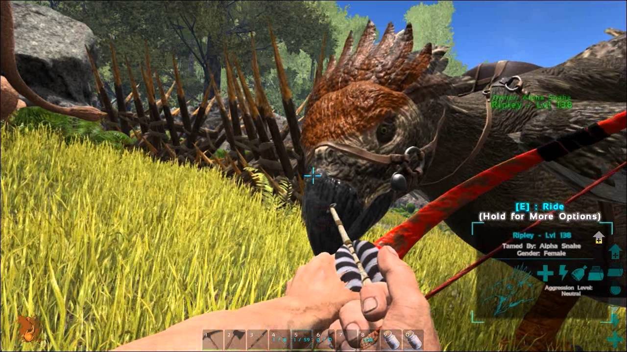 Ark: Survival Evolved Part 8 Paraceratherium Taming!!! - YouTube