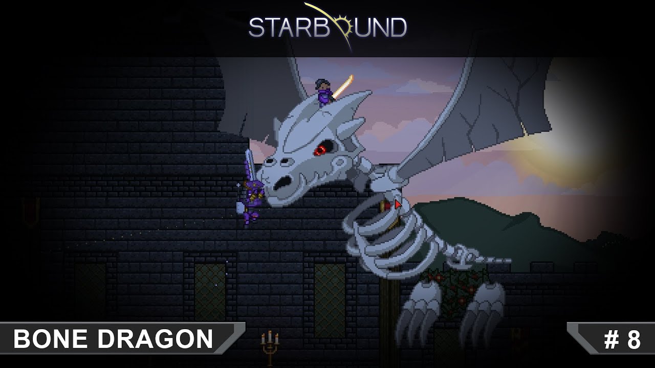 Bone Dragon | Starbound Part 8 - YouTube