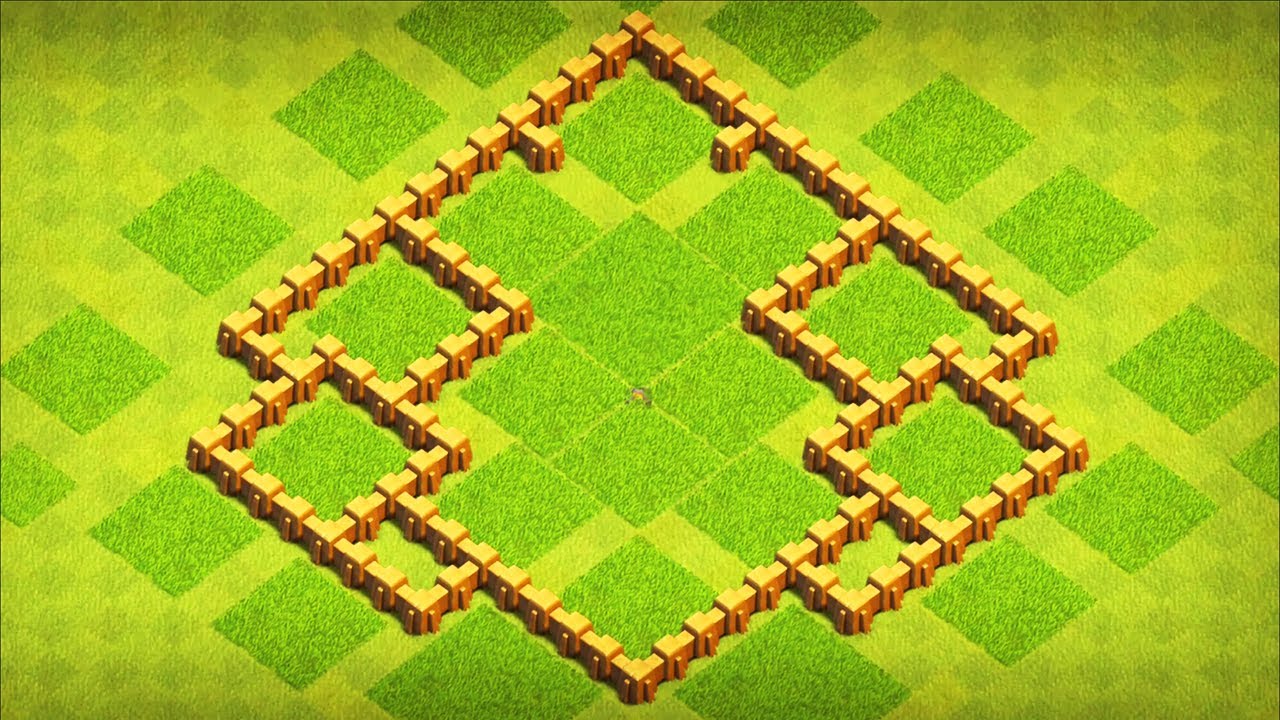 Top Defensive Trophy TH5 Max Level Base Design - YouTube