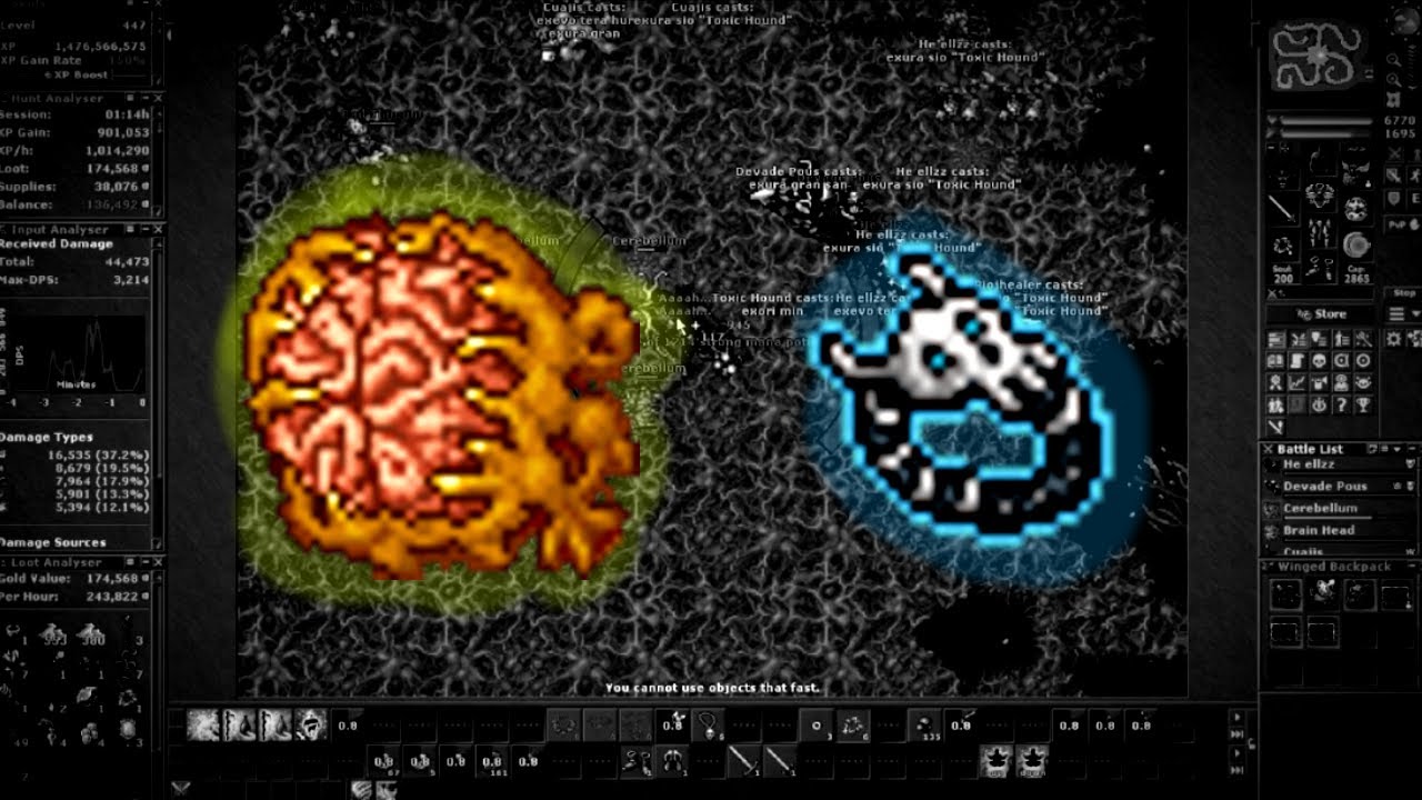 Brain Head - Tibia Boss - Looteando Ring of Souls 👻 - YouTube