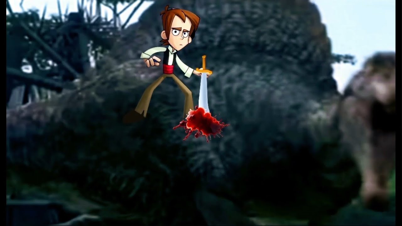 Spinosaurus Leo's Sword Blood Leoladdin (1992) - YouTube