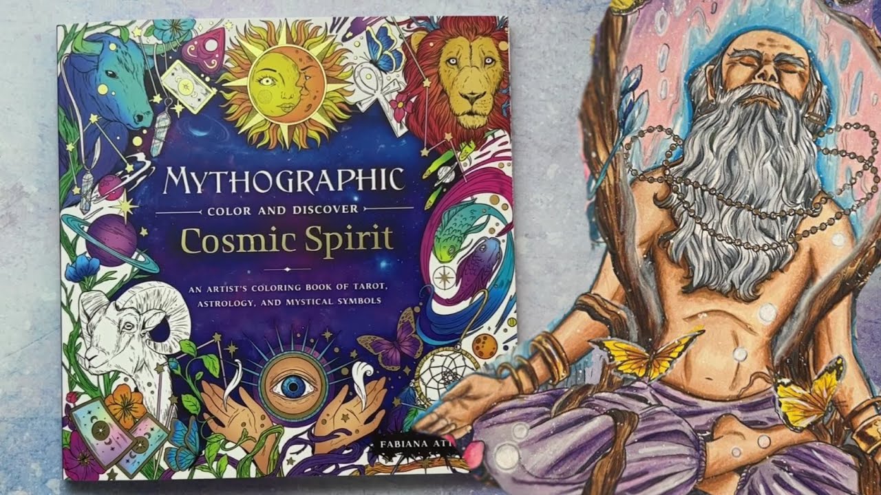 Полистаем? Обзор и начинание раскраски Mythographic Cosmic Spirit by ...