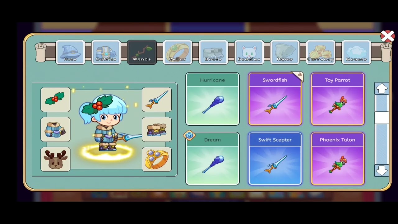 how to wear toy parrot wand without membership in prodiy - YouTube