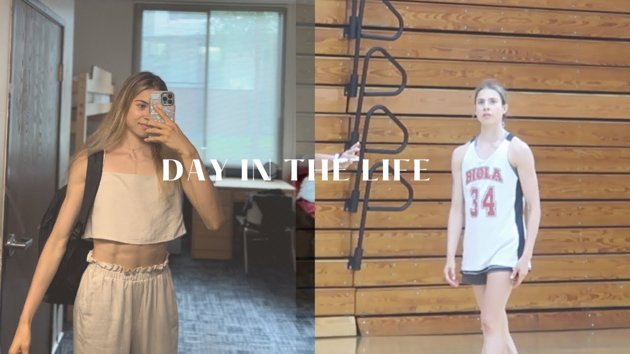 DAY IN THE LIFE OF A COLLEGE ATHLETE | Biola University, pre-season ...