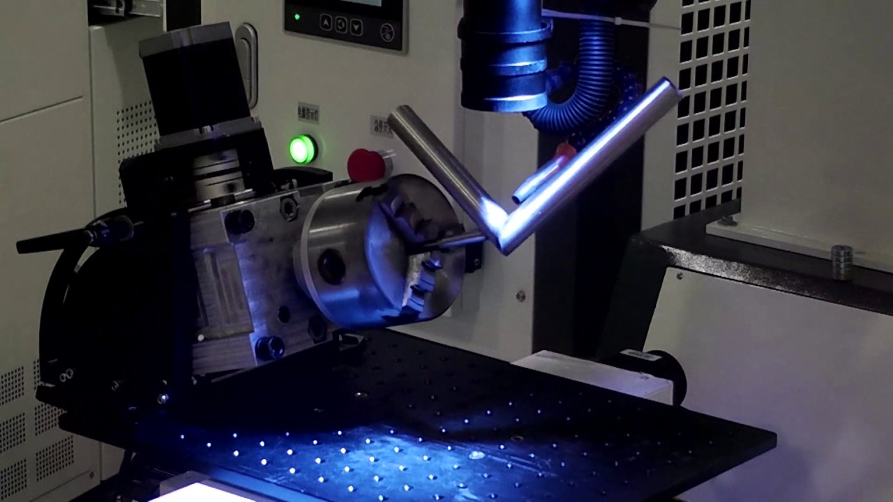 Right angle 90°steel laser welding - YouTube