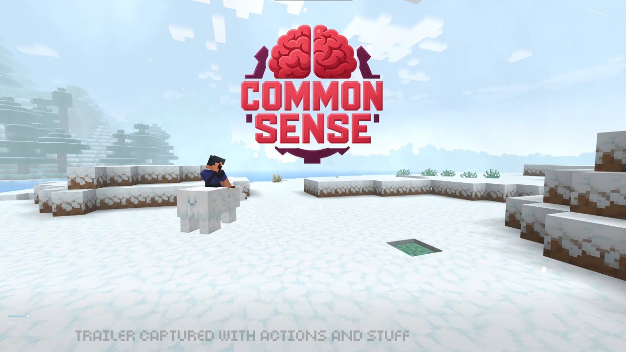 Common Sense Addon - Minecraft Bedrock - YouTube