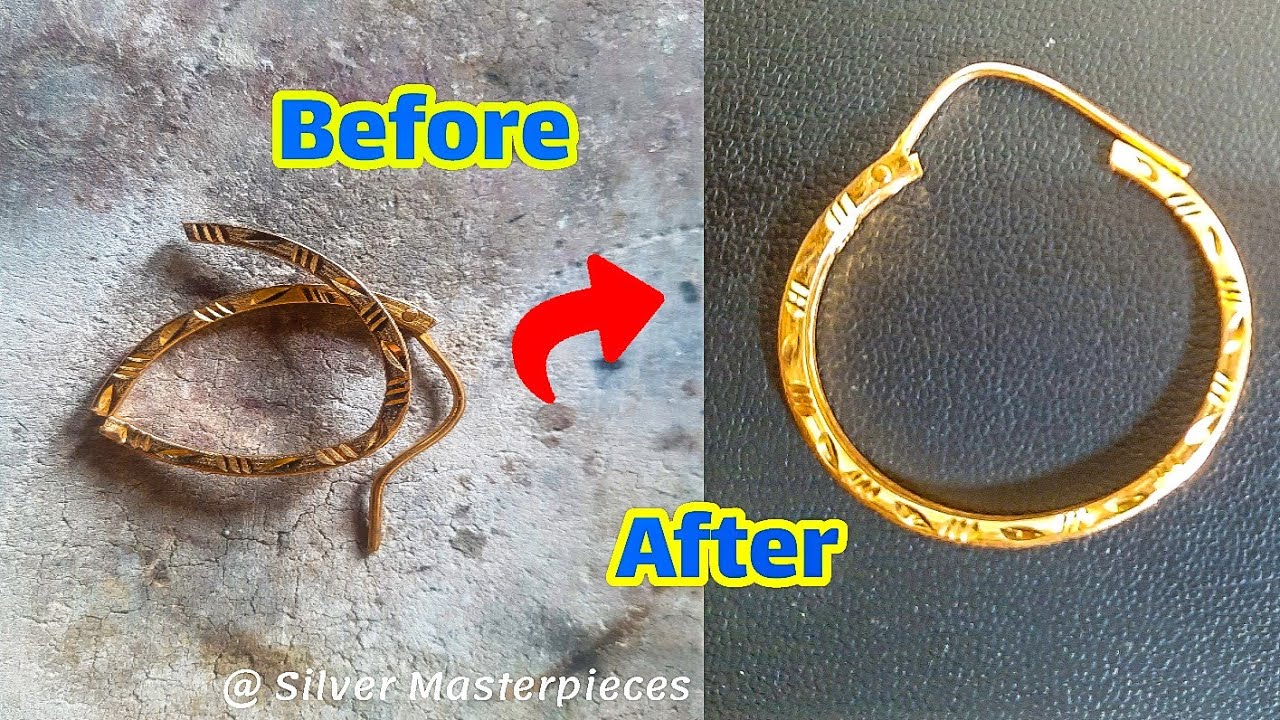 How to Repair Badly Damaged EarRings#jewelleryrepair # ...
