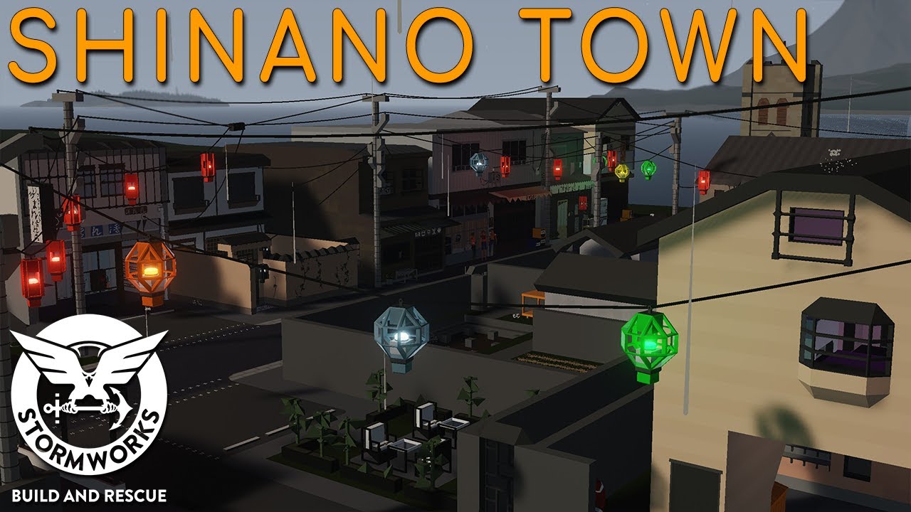 Amazing Japanese Town!! - Stormworks - YouTube