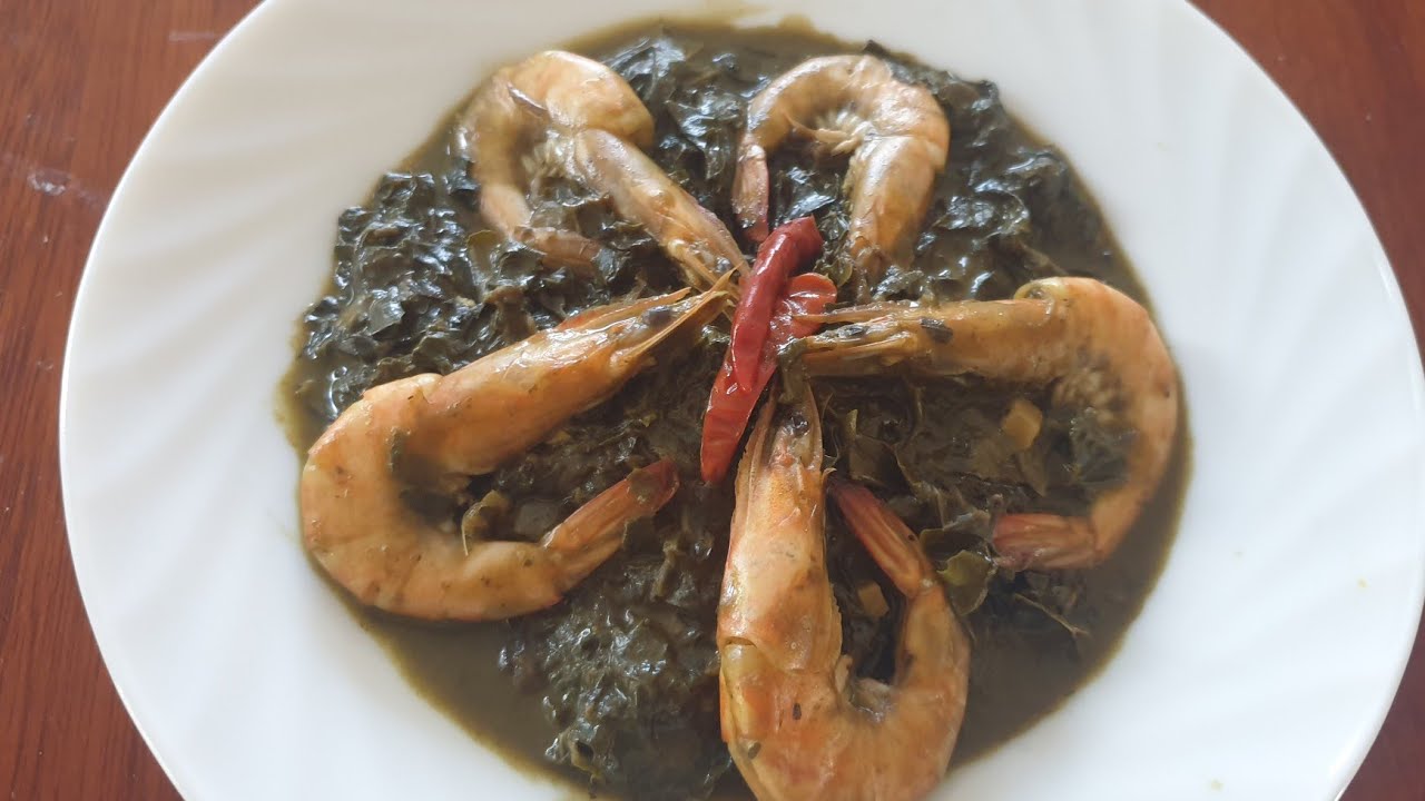 Laing with shrimp Super Yummy - YouTube