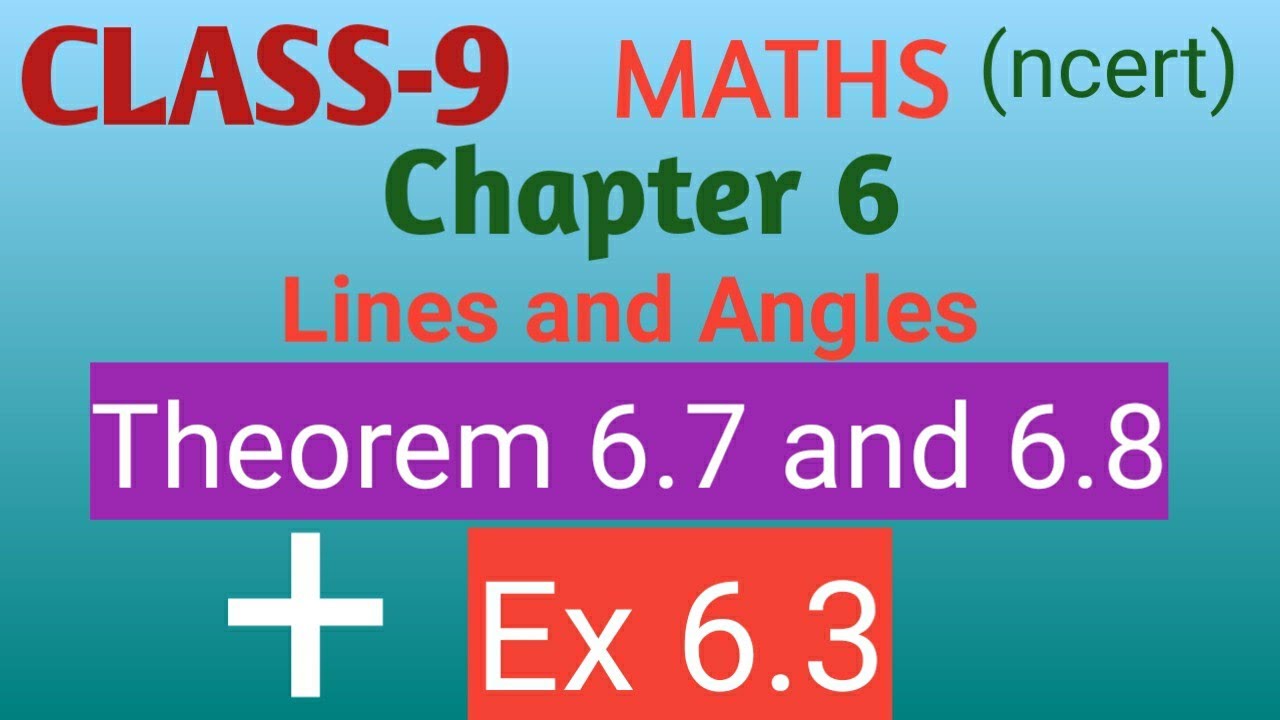 Ch 6 Class 9 maths ncert - YouTube