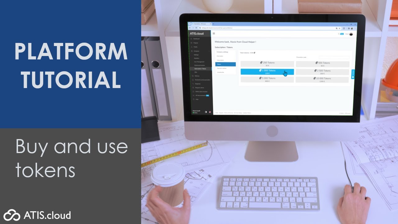 How to purchase and use ATIS.cloud tokens ? - YouTube