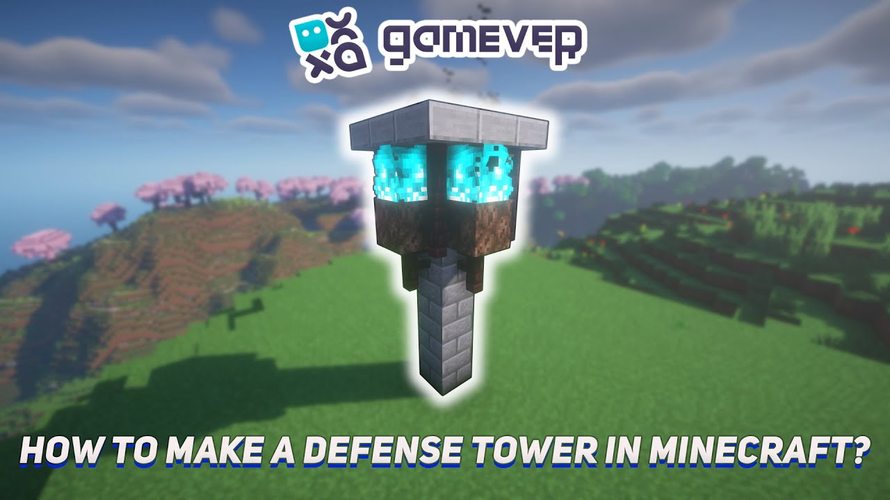 How to Make a Defense Tower in Minecraft - YouTube